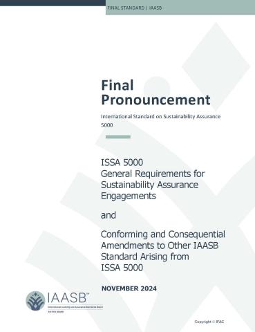 International Standard on Sustainability Assurance 5000, General Requirements for Sustainability ...